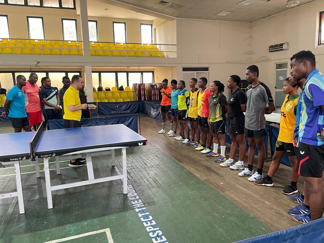24 Table Tennis Players undergoing Olympic solidarity Training Program